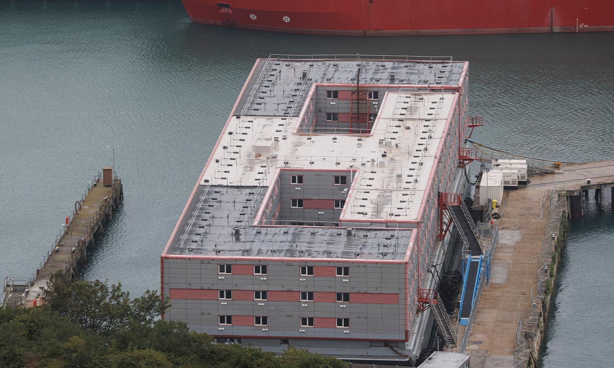 Inside the Bibby Stockholm: A complex story of asylum see...