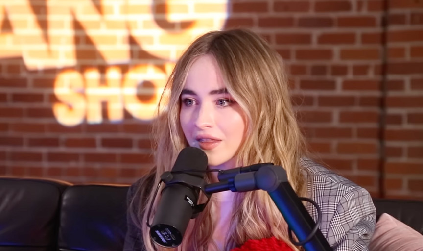17-year-old Sabrina Carpenter visibly uncomfortable in re...