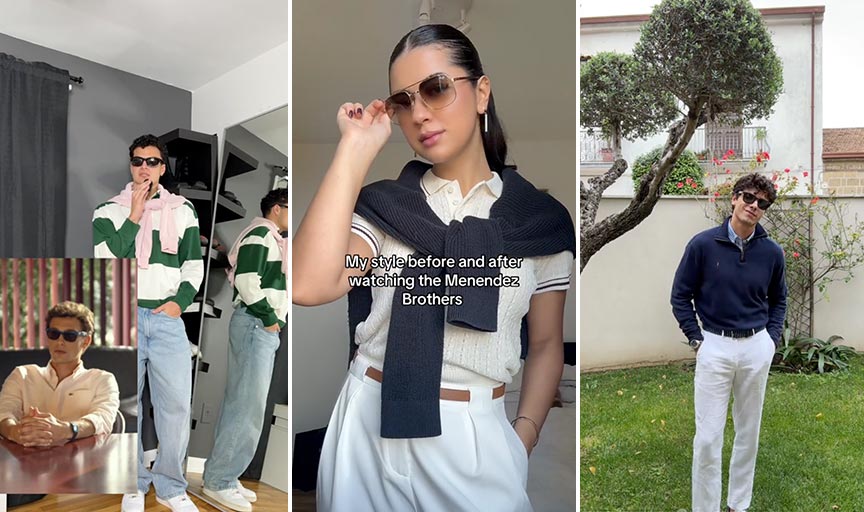 Lyle and Erik Menendez’s 90s old money aesthetic is...