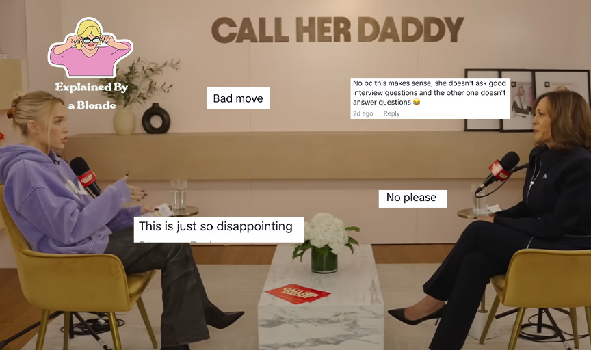 Fight me: Kamala Harris’ Call Her Daddy appearance was mo...