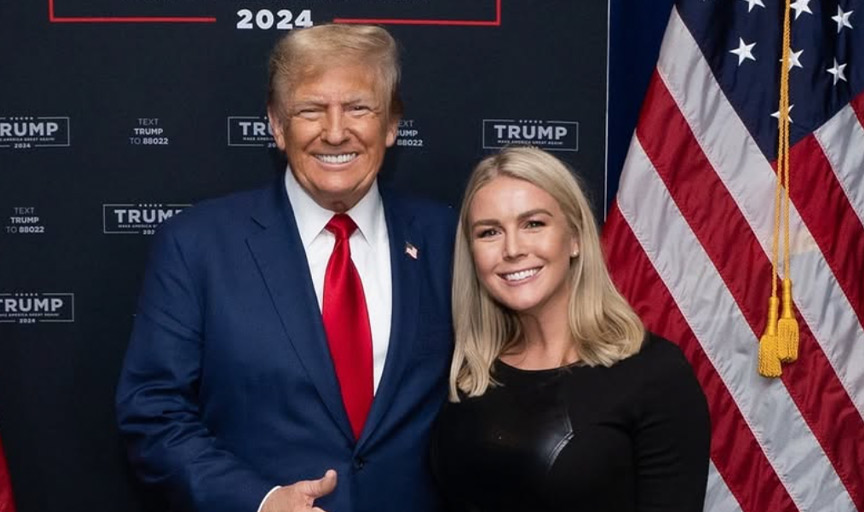 Donald Trump’s new press secretary Karoline Leavitt, 27,