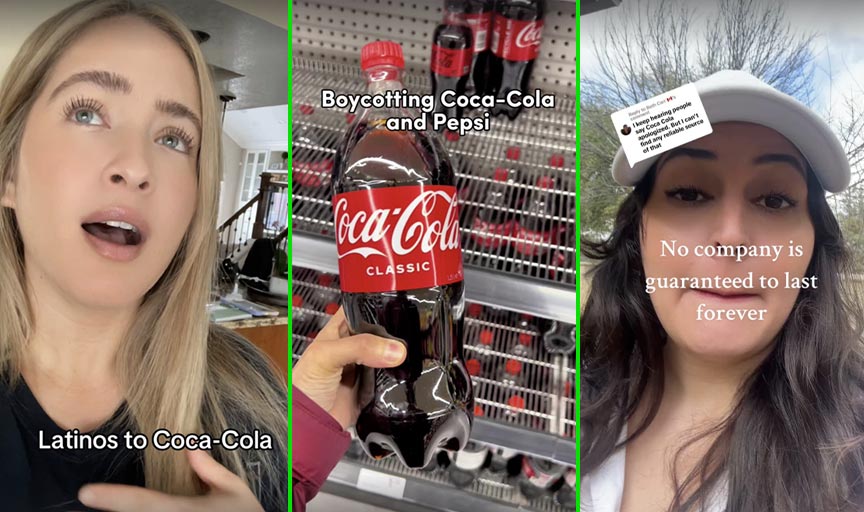 Latino boycott of Coca-Cola goes viral after TikTok claim...