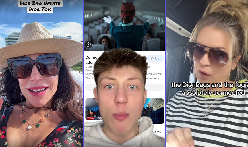 What’s Dior bags got to do with the Delta plane cra...