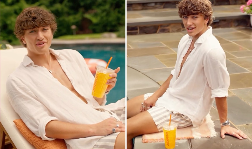 Bad timing? Gavin Casalegno’s Dunkin’ ad sparks backlash ...